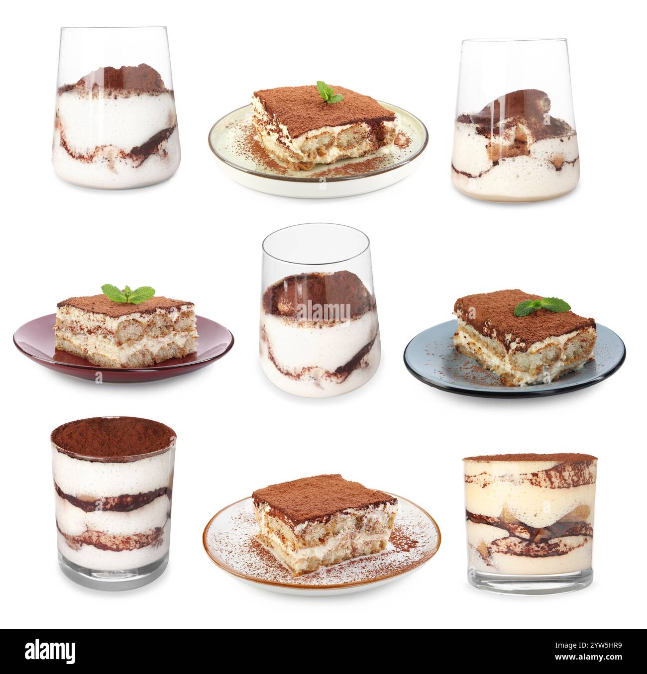 Tasty food desserts Cut Out Stock Images & Pictures - Alamy
