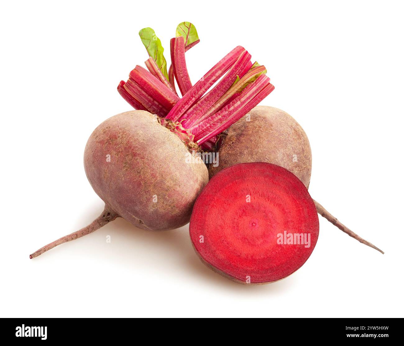 sliced beets path isolated on white Stock Photo - Alamy