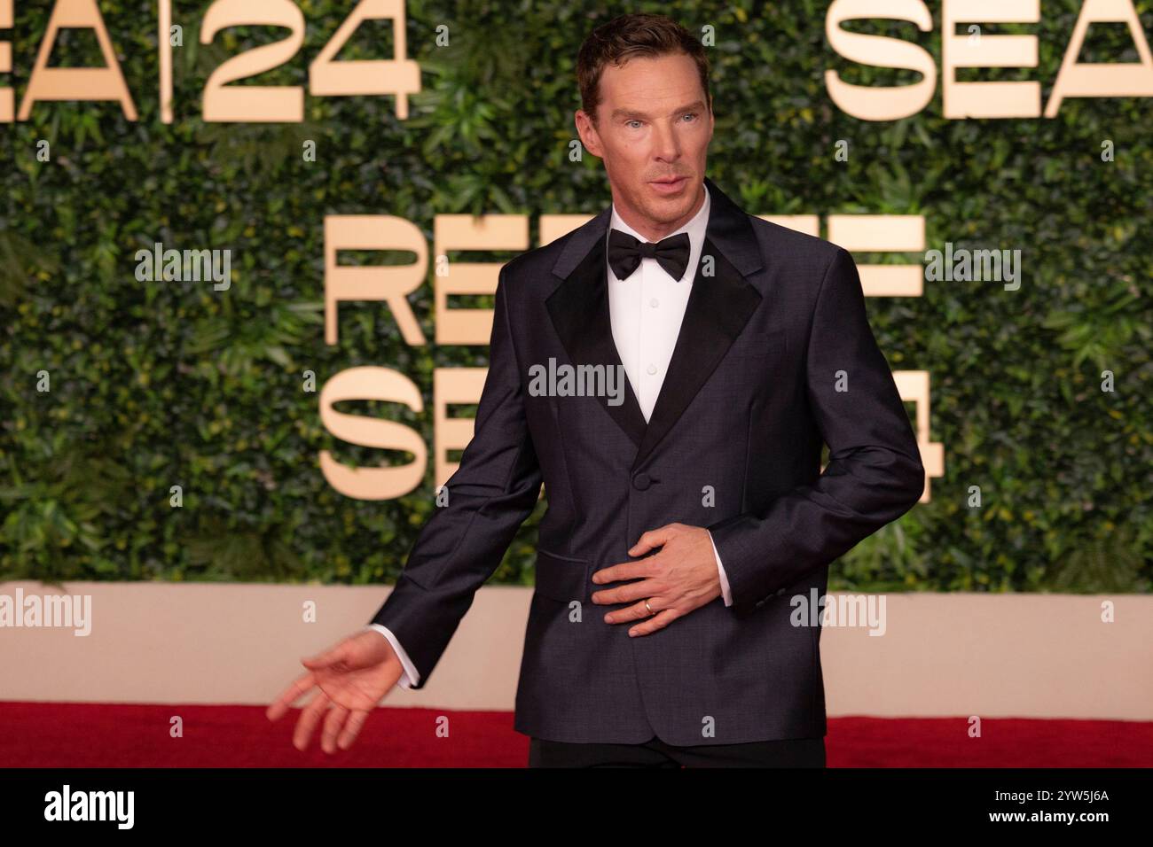Benedict Cumberbatch poses for photographers upon arrival of the film ...