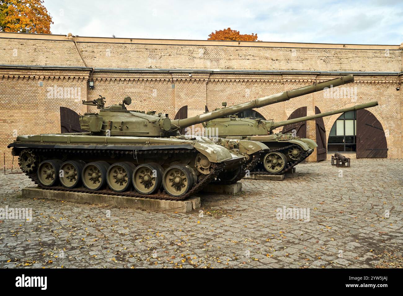 Historic, Soviet World War II Tanks in the City of Poznan, Poland Stock ...