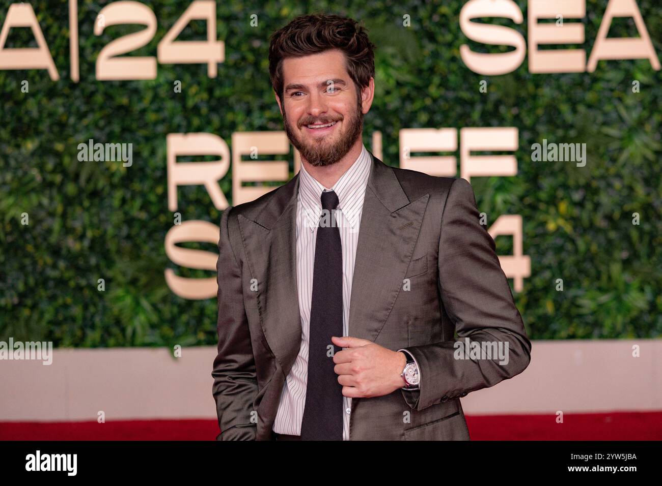 Andrew Garfield poses for photographers upon arrival of the film 'We ...