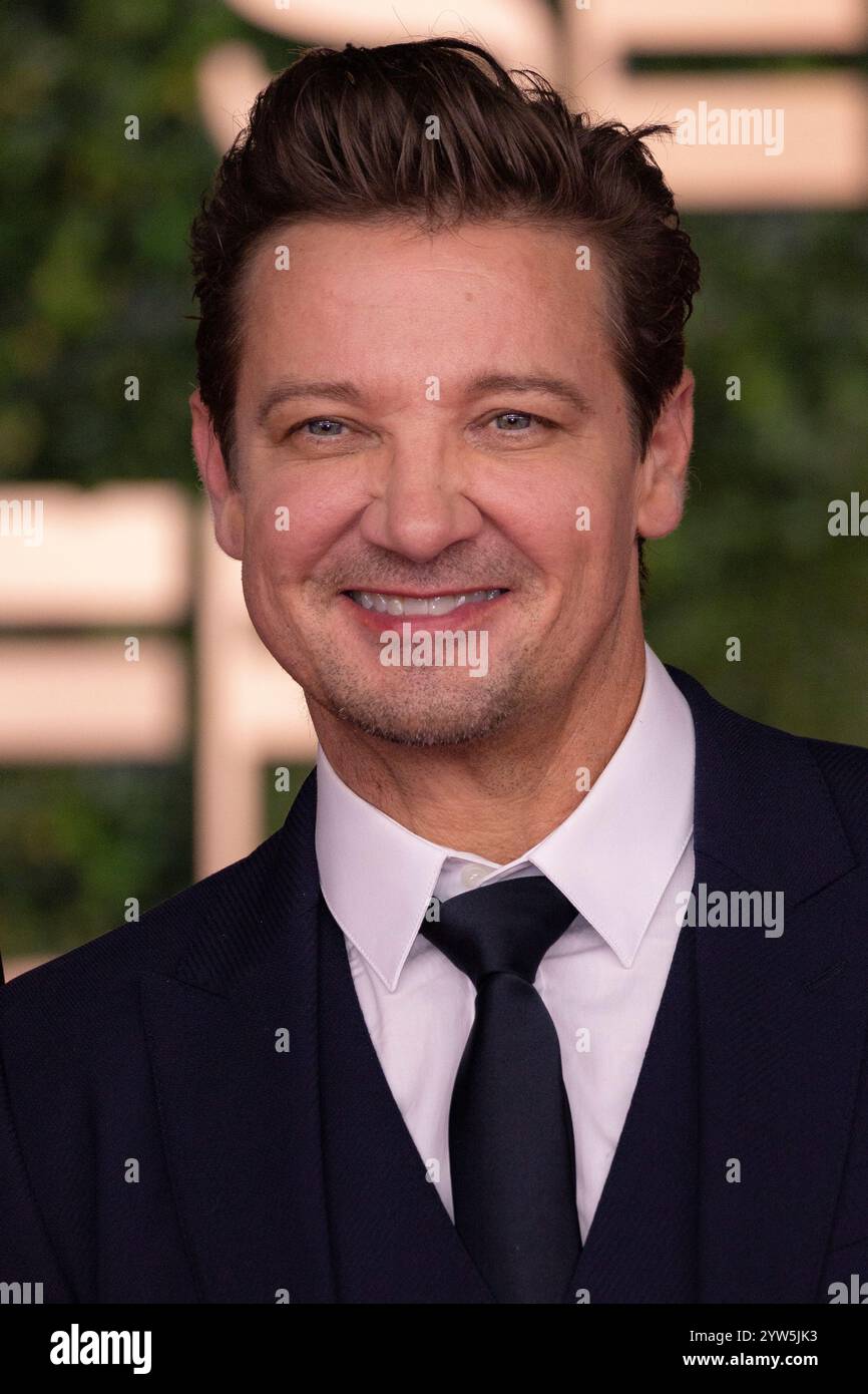 Jeremy Renner poses for photographers upon arrival of the film 'We Live ...