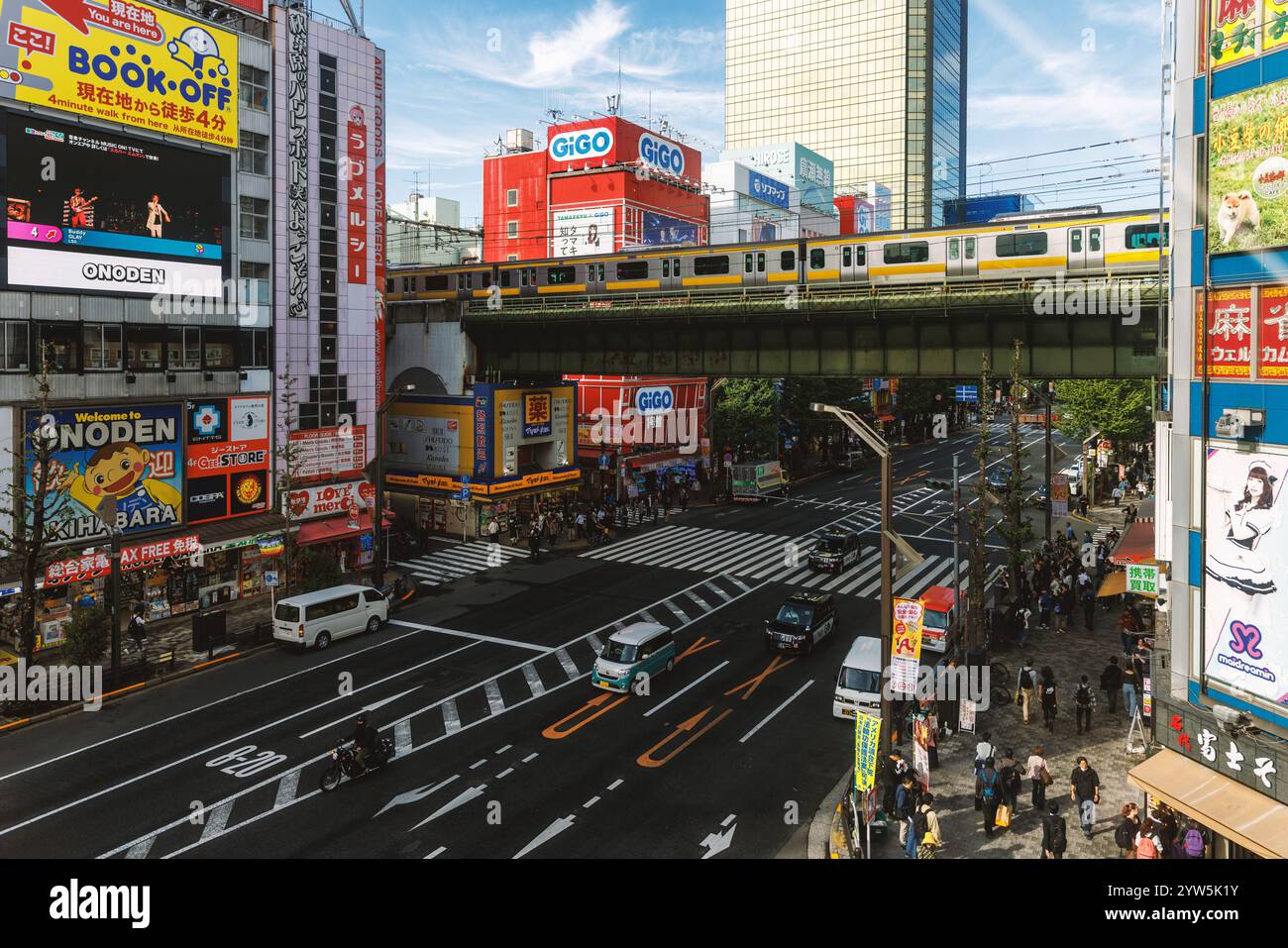 Tokyo, Japan - November 1, 2024: Akihabara district is the centre of Japanese otaku culture ...