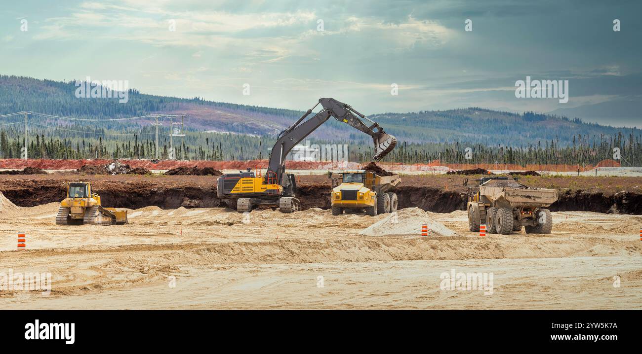 Excavator dump truck during hi-res stock photography and images - Alamy