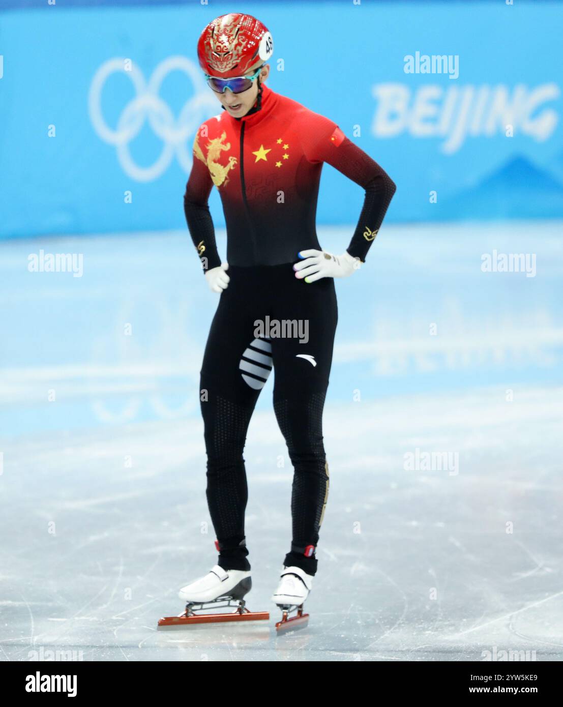 FEB 7, 2022 - Beijing, China: Wu Dajing of China in the Short Track ...