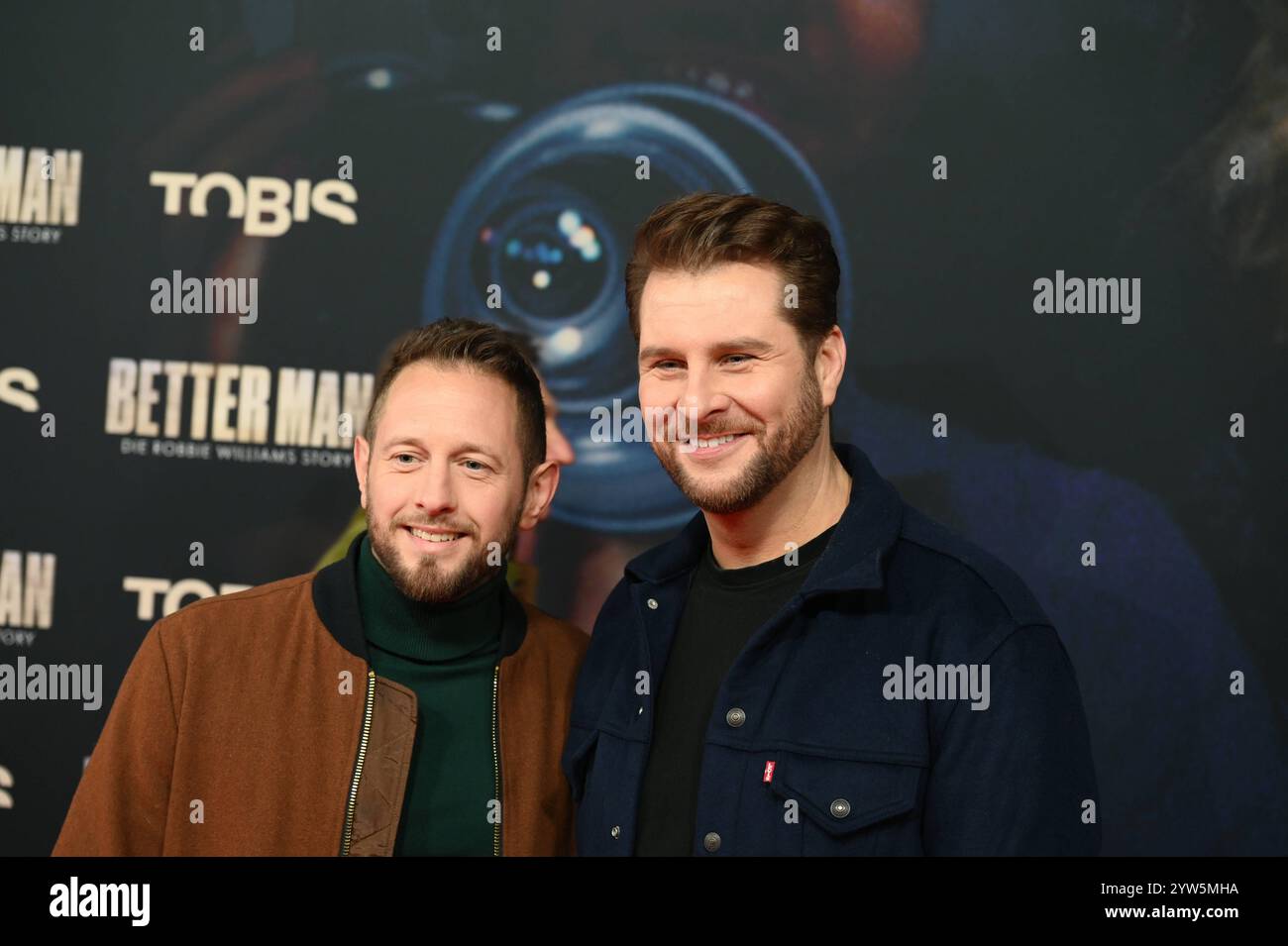 Mitch Barg, Maurice Gajda kommt zur Premiere des Films Better Man, die ...