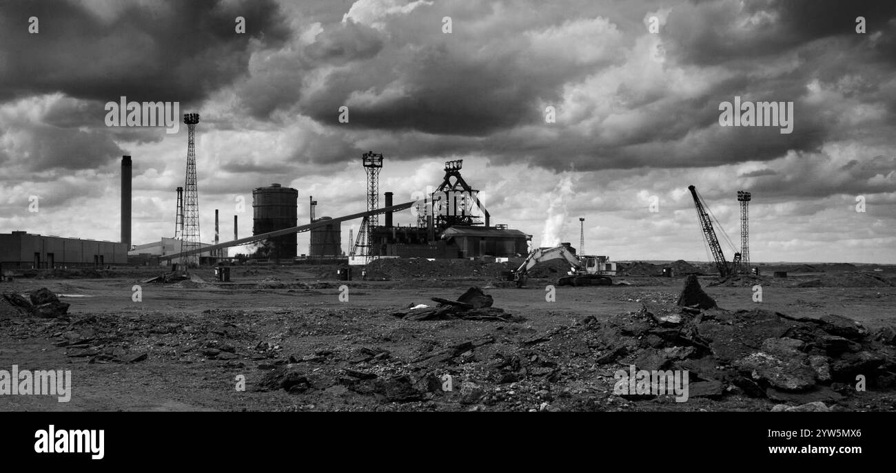 Redcar Steelworks Teesside Cleveland England UK Stock Photo - Alamy