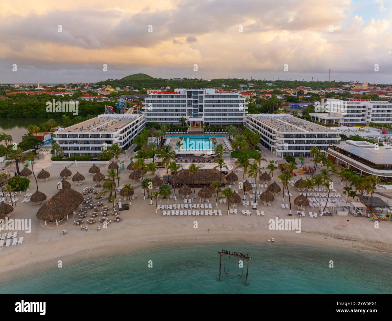 Corendon Hotel with Mangrove Beach aerial view in the morning at ...