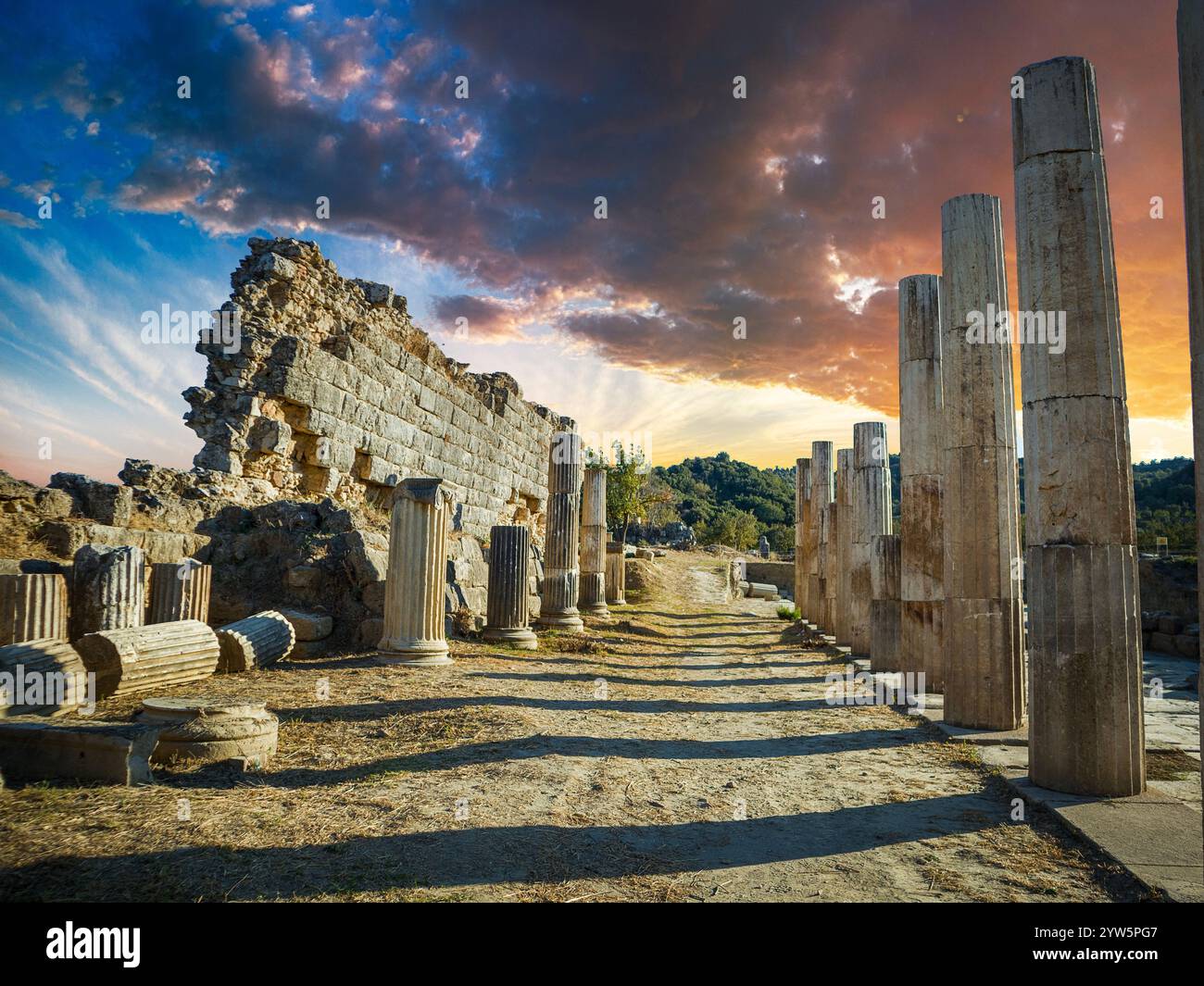 The Ancient City Of Magnesia ad Maeandrum in Turkey Stock Photo - Alamy