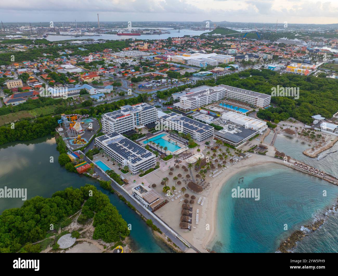 Corendon Hotel with Mangrove Beach aerial view in the morning at ...