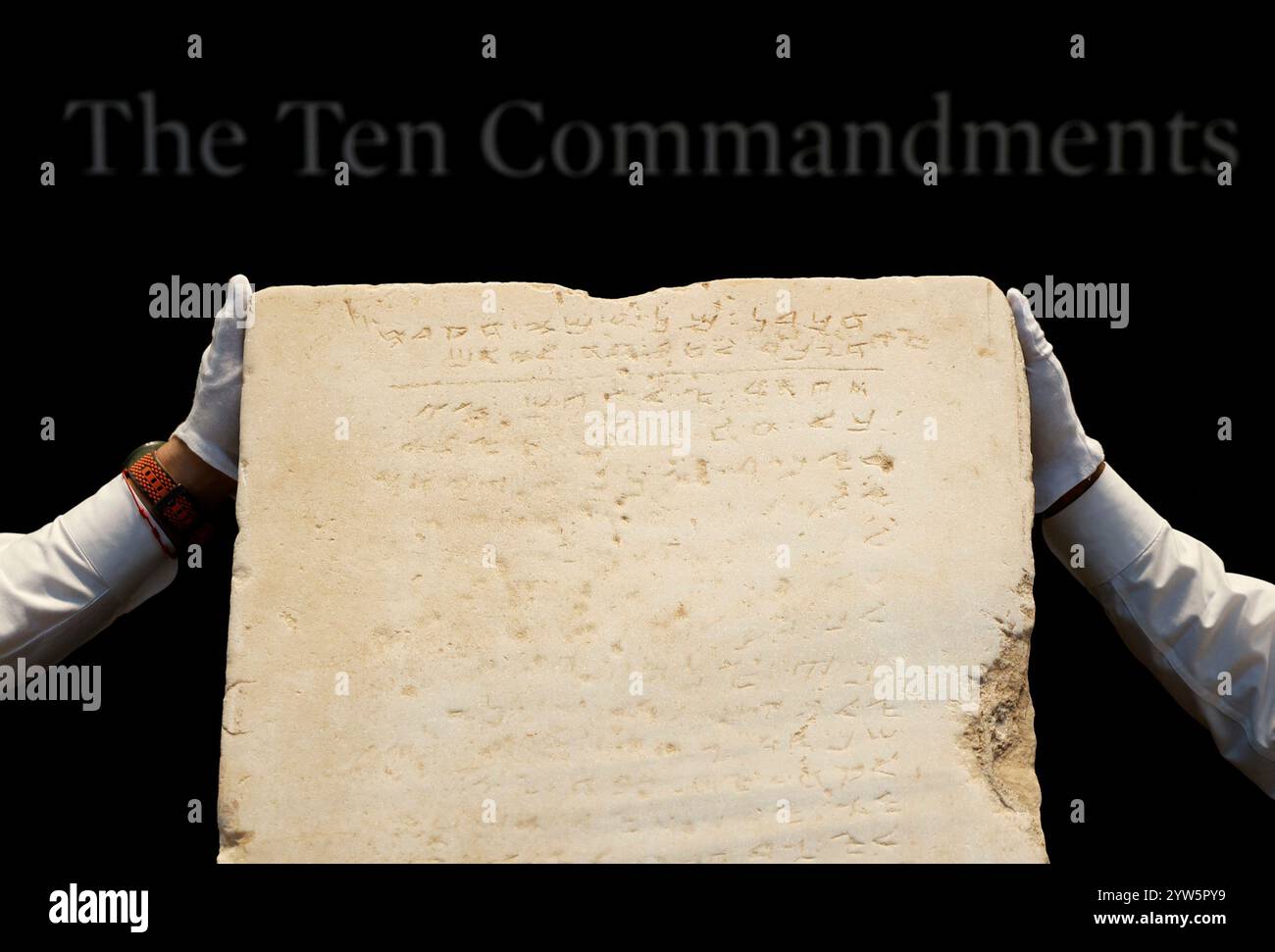 New York, United States. 09th Dec, 2024. The oldest inscribed stone ...