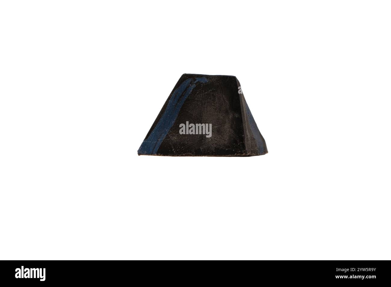 Chocolate candies in the form of precious stones, with marble texture ...