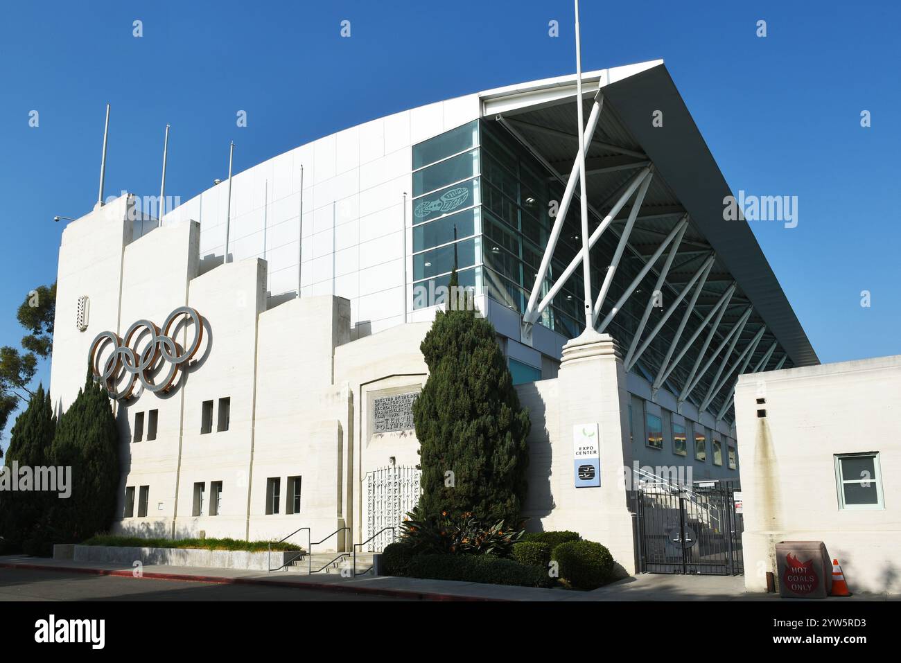 LOS ANGELES, CALIFORNIA - 4 DEC 2024: The Los Angeles Swimming Stadium ...
