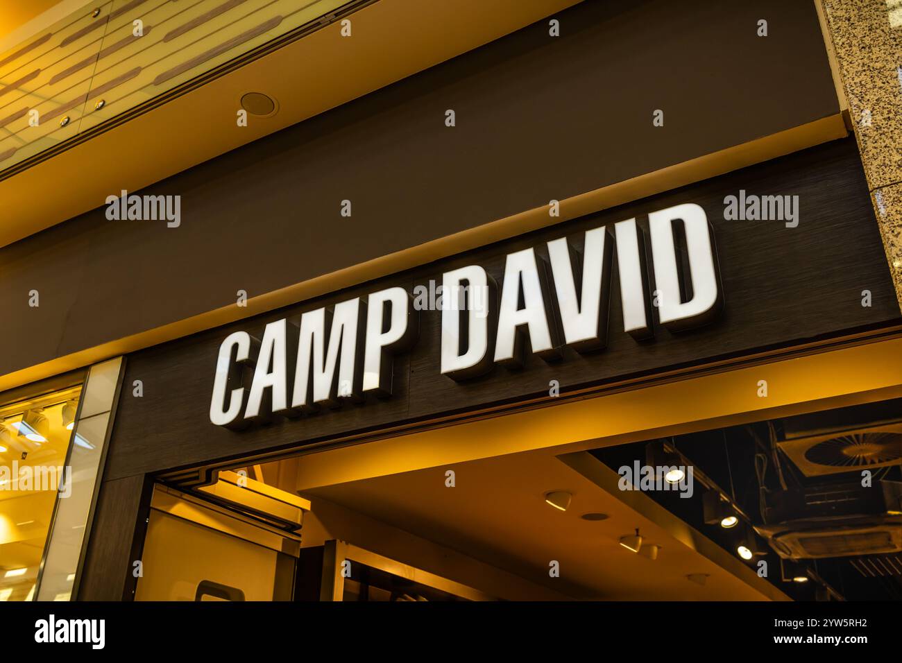 Camp david logo hi-res stock photography and images - Alamy
