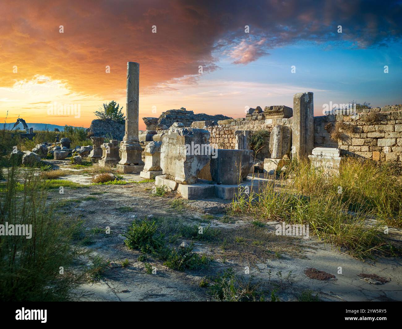 The Ancient City Of Magnesia ad Maeandrum in Turkey Stock Photo - Alamy