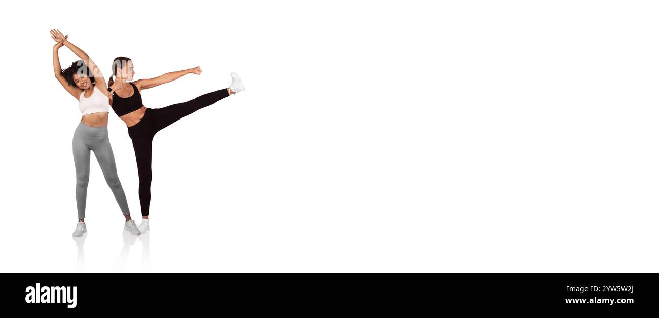 Fitness classmates Cut Out Stock Images & Pictures - Alamy