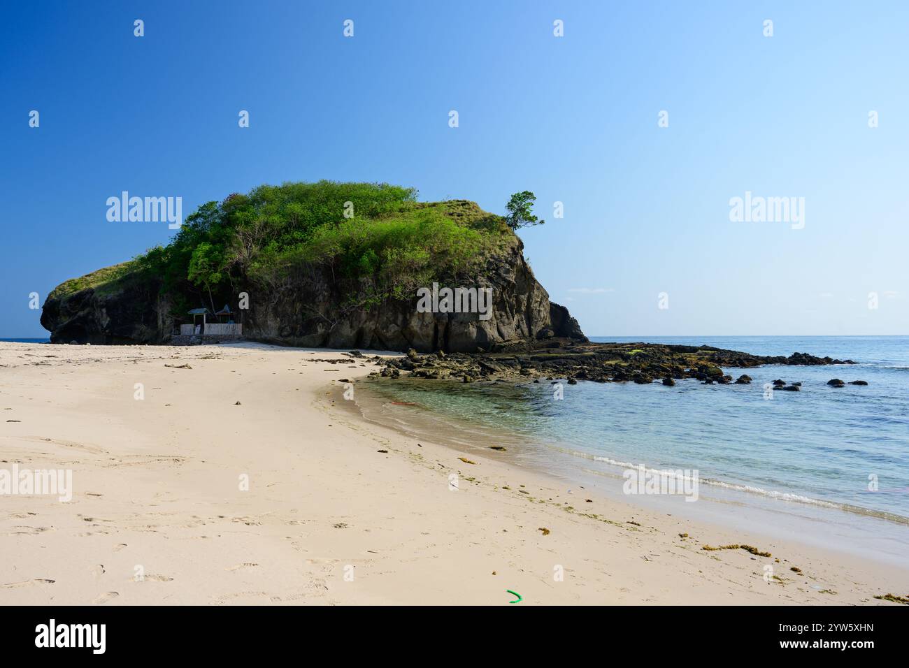 Koka Beach Sandy and Romantic Bay on Flores Island in Indonesia Stock ...