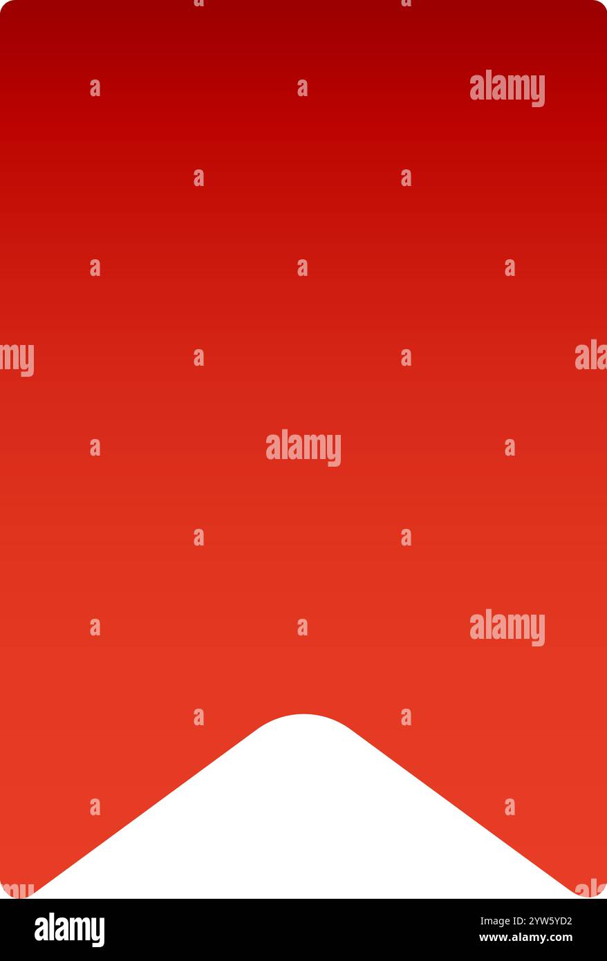 Bookmark icon featuring a striking red gradient on a pristine white ...