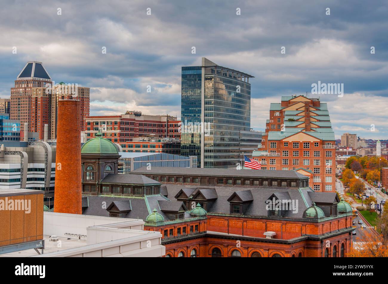 Rooftop View of Baltimore #1, Maryland USA Stock Photo - Alamy