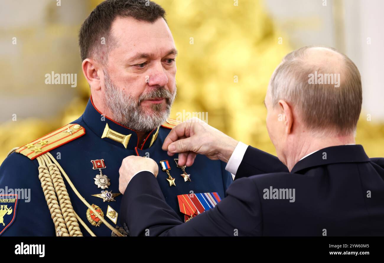 Moscow, Russia. 09th Dec, 2024. Russian President Vladimir Putin ...