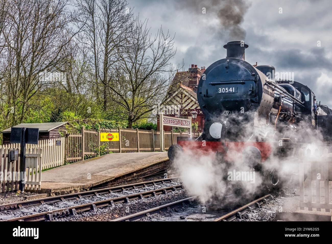 The image is of the Class 4F 0-6-0 30541 steam train locomotive at ...