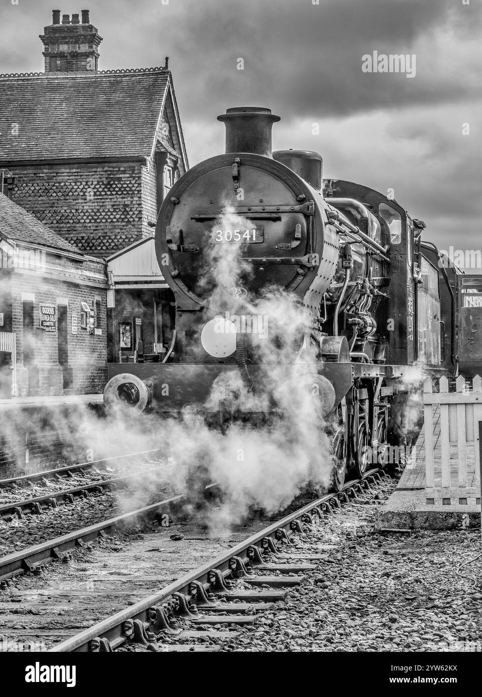 The image is of the Class 4F 0-6-0 30541 steam train locomotive at ...