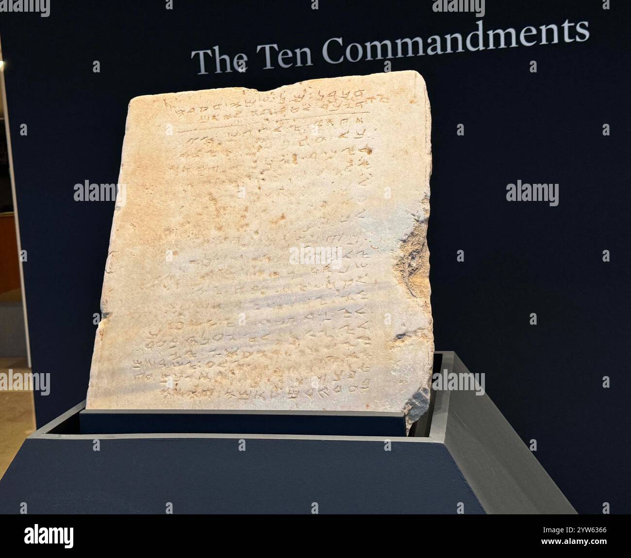 New York, New York, USA. 9th Dec, 2024. A view of The Ten Commandments ...