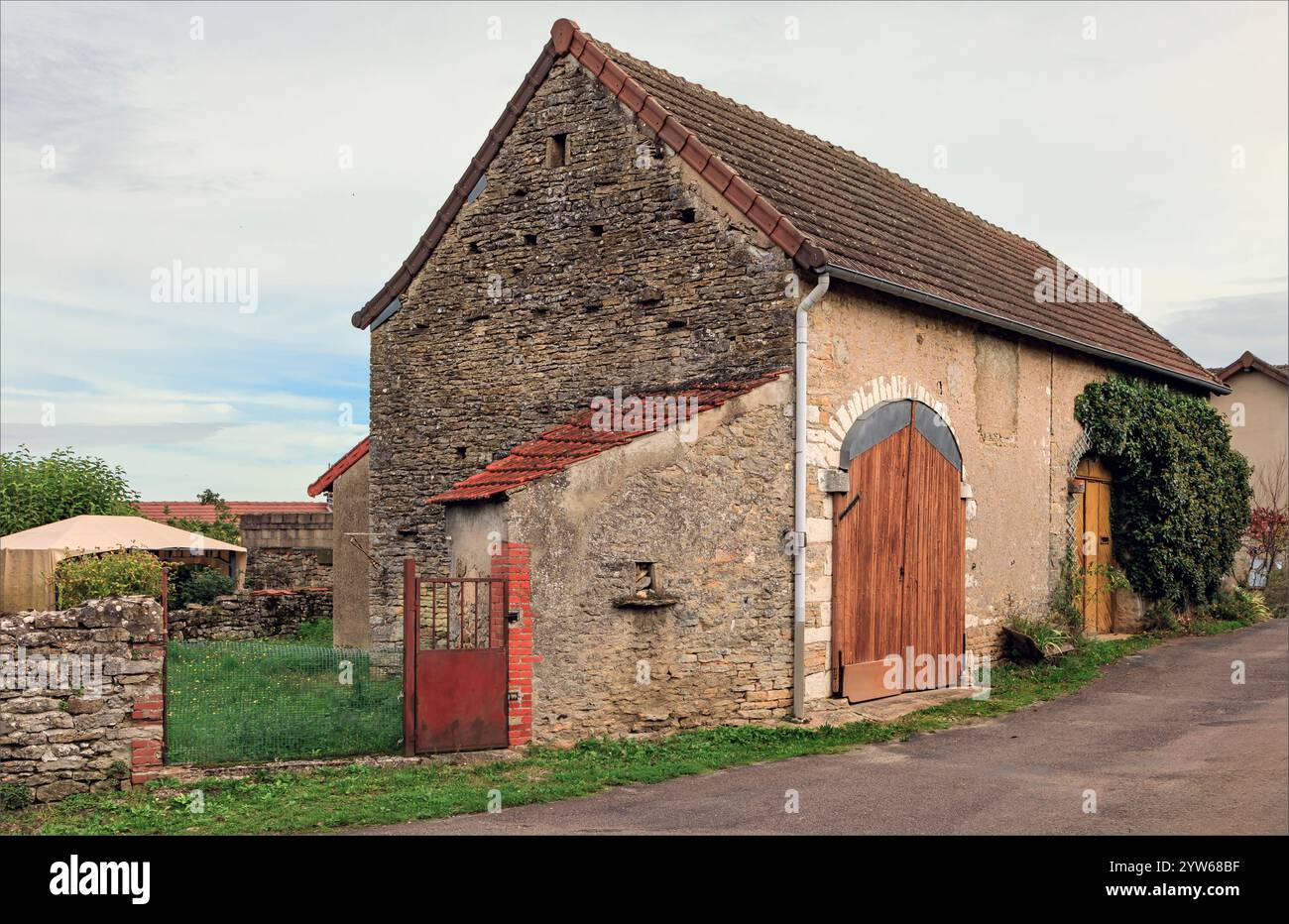 Cote d' Or ,Burgundy, France - October 26th 2024 - Ancient traditional ...