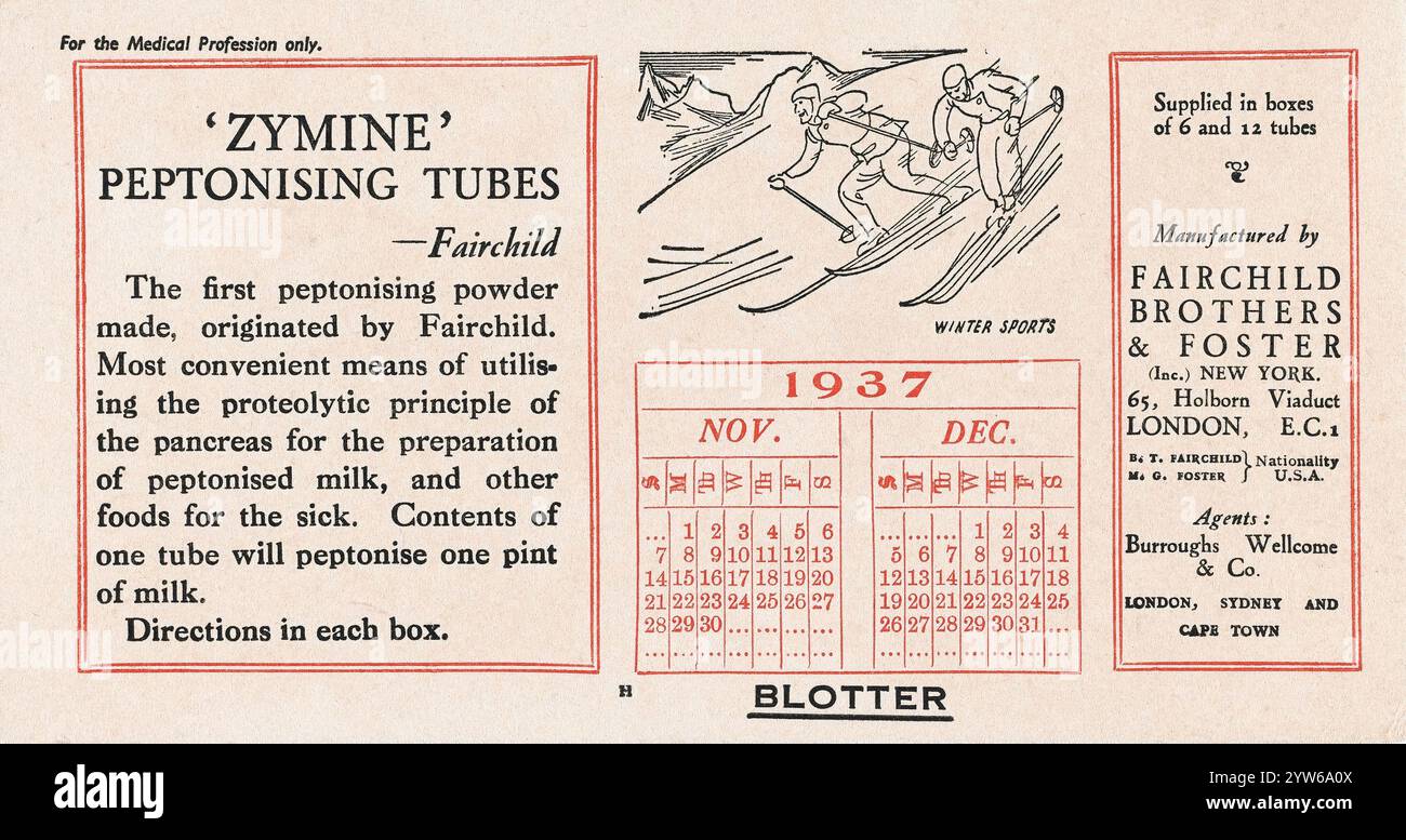 December 1937 issued by Fairchild Brothers and Foster and their UK ...