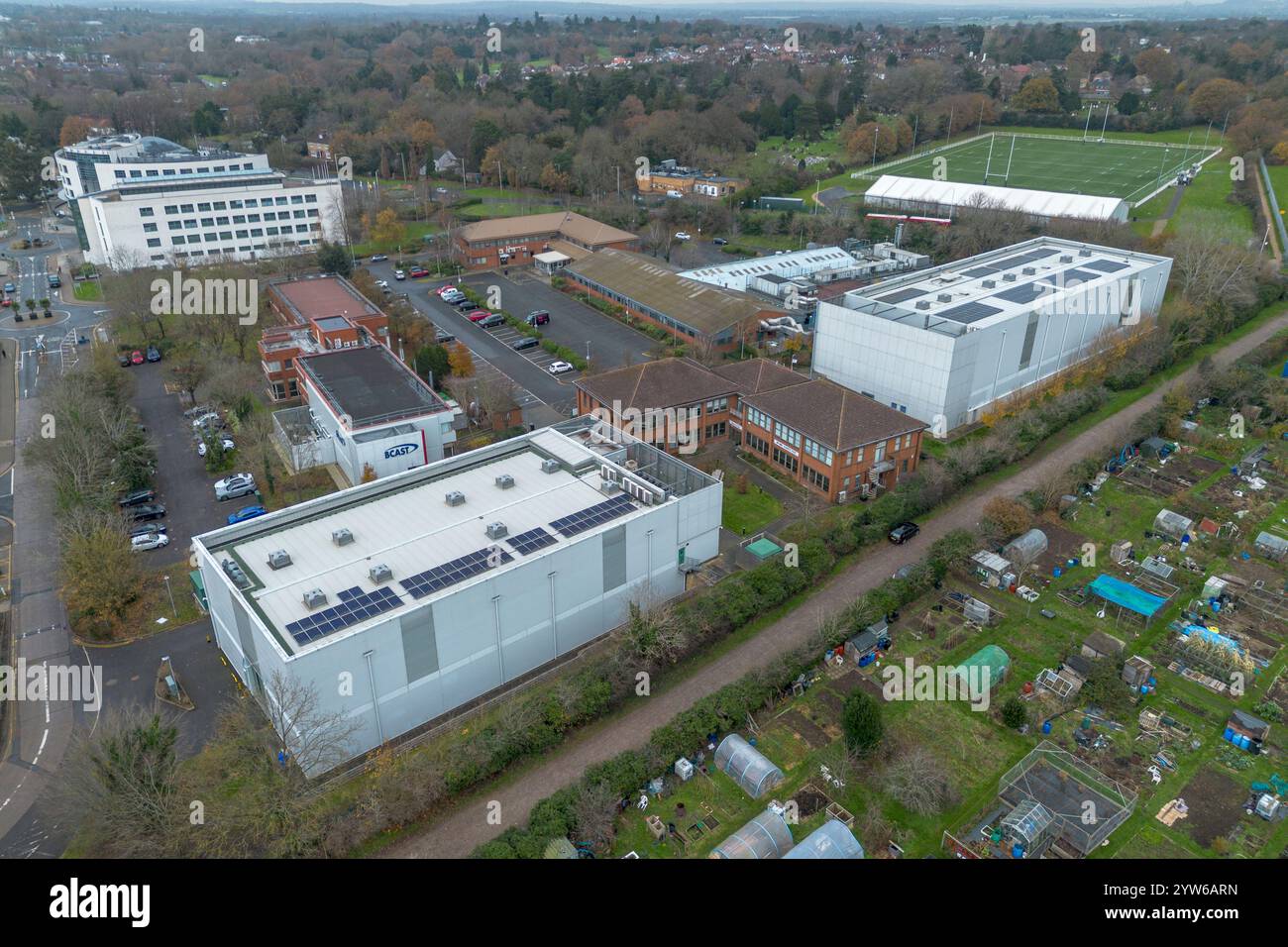 Aerial view of Brunel University London Pathway College (AMPC, AMCC ...