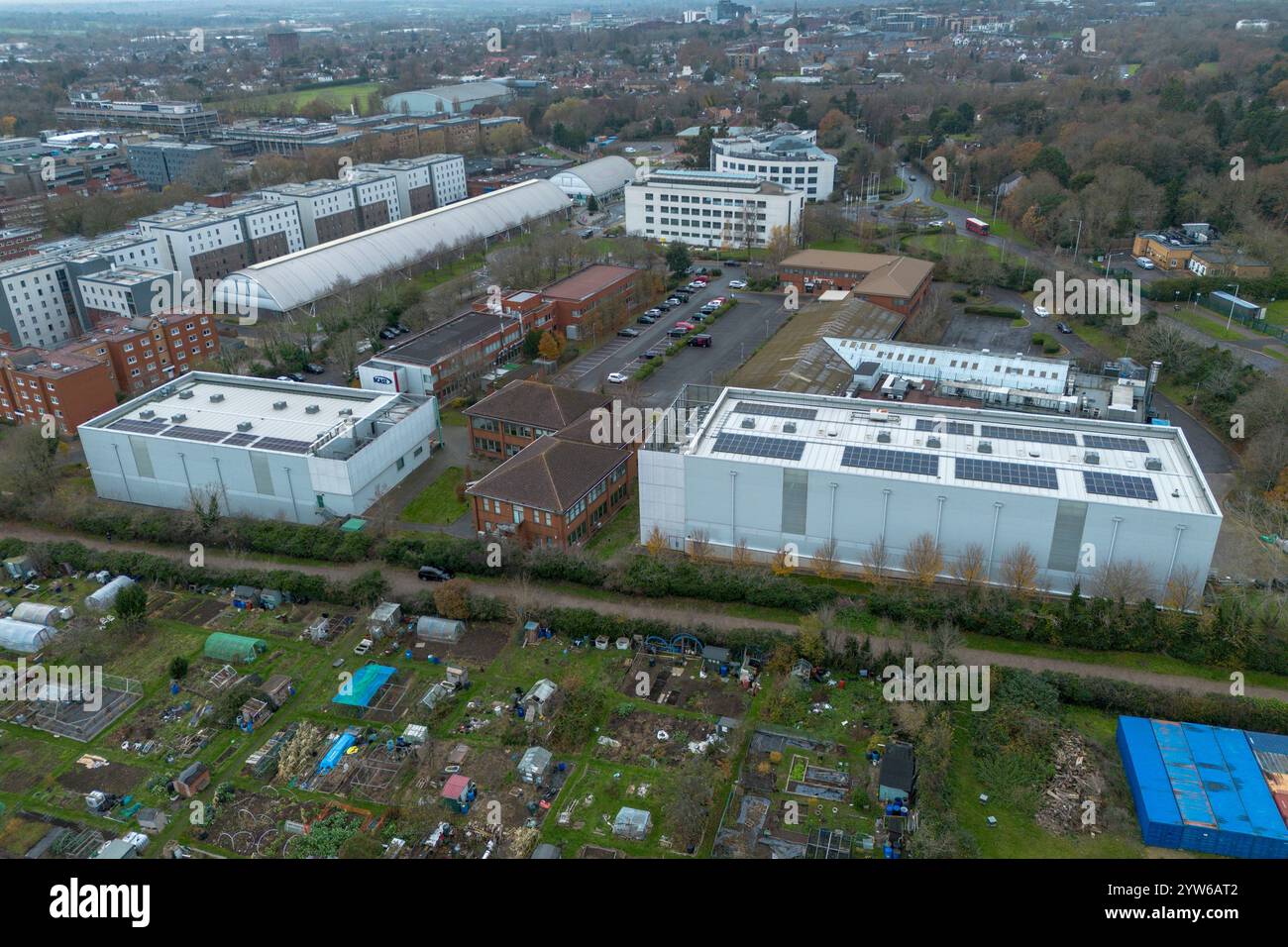 Aerial view of Brunel University London Pathway College (AMPC, AMCC ...