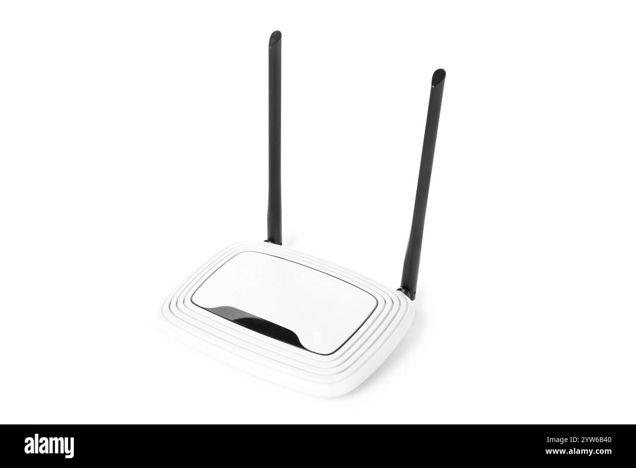 Modern wi-fi router on white background Stock Photo - Alamy Modern wi-fi router on white background Stock Photo - Alamy