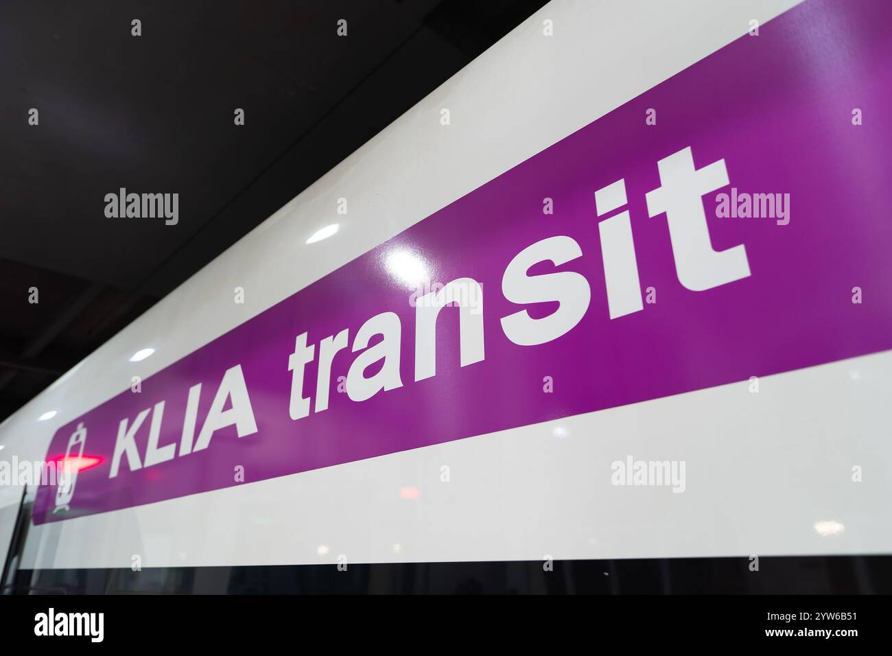 KUALA LUMPUR, MALAYSIA - NOVEMBER 21, 2023: close-up shot of KLIA ...