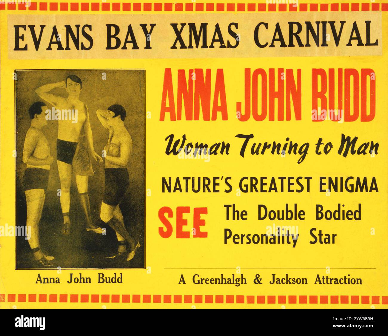 1938 New Zealand Evans Bay Xmas Carnival poster - Anna John Budd ...