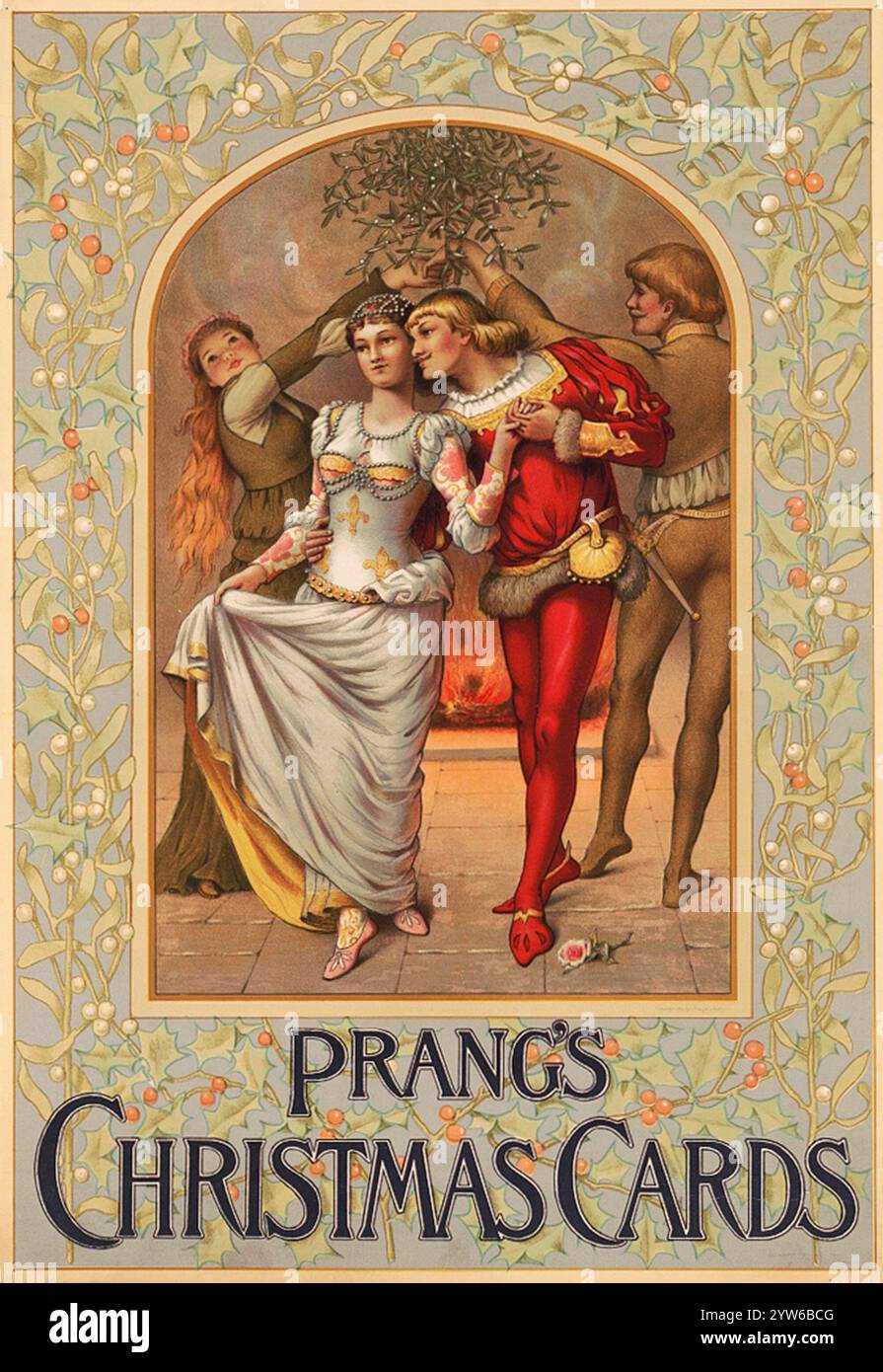 1880s christmas card hi-res stock photography and images - Alamy