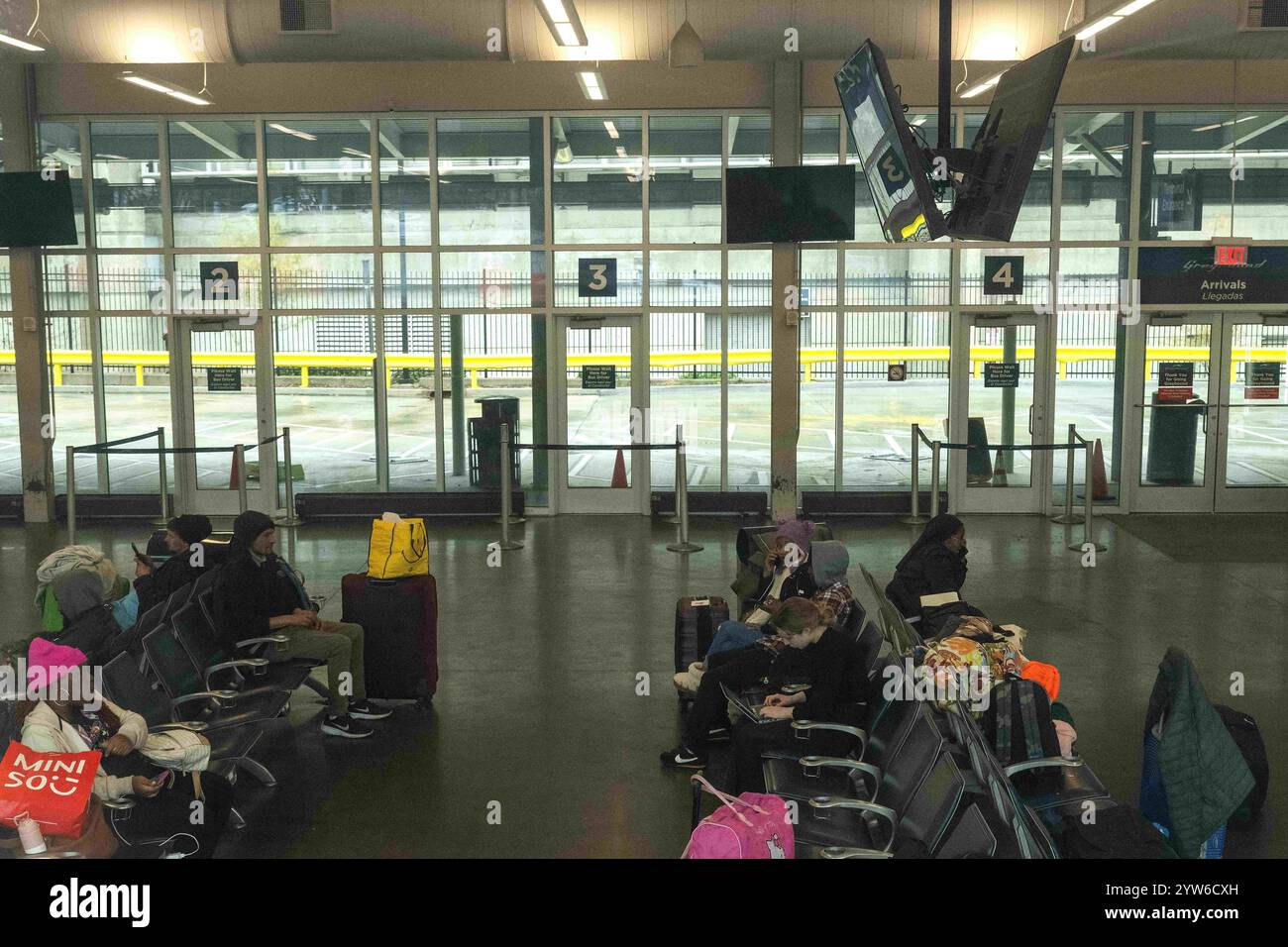 Atlanta, Georgia, USA. 9th Dec, 2024. The Atlanta Greyhound bus station ...