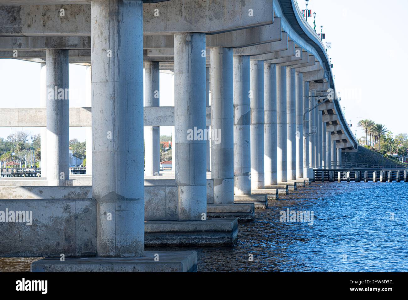 Bridge Architectural Symmetry Pattern Stock Photo - Alamy