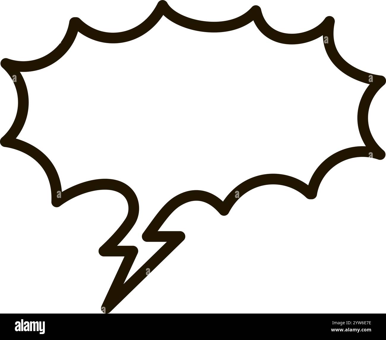 Lightning bolt tail Stock Vector Images - Alamy