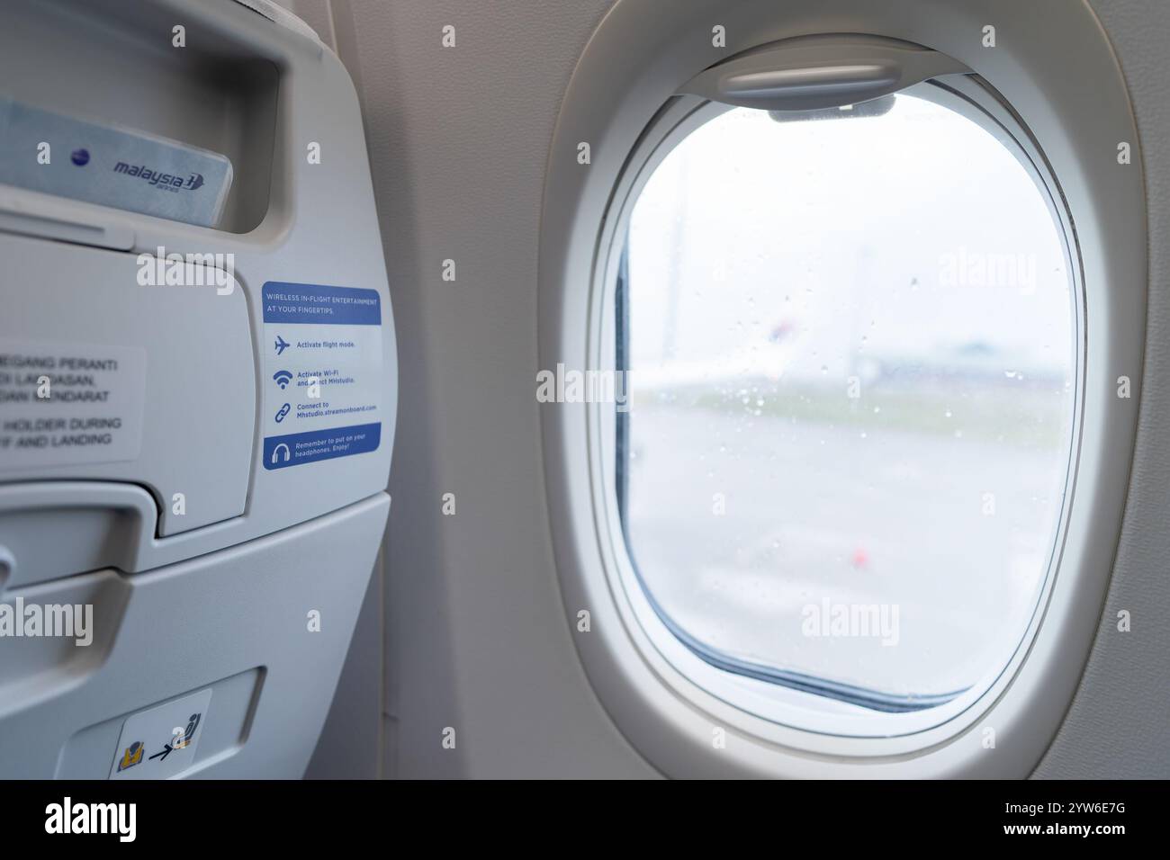 KUALA LUMPUR, MALAYSIA - NOVEMBER 22, 2023: a window on a Malaysia ...