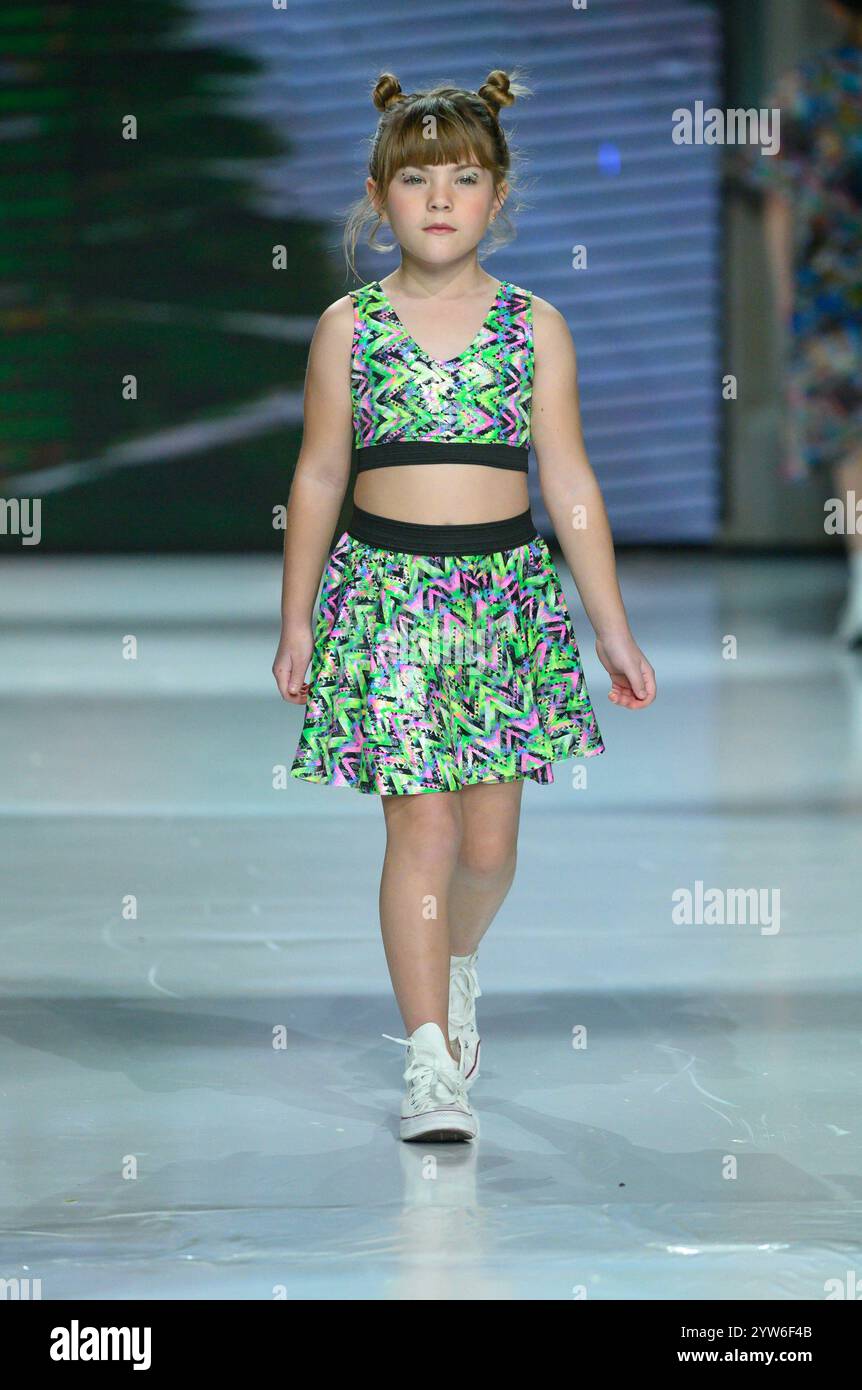 Toronto, ON, Canada - December 7, 2024: A model walks the runway at the ...