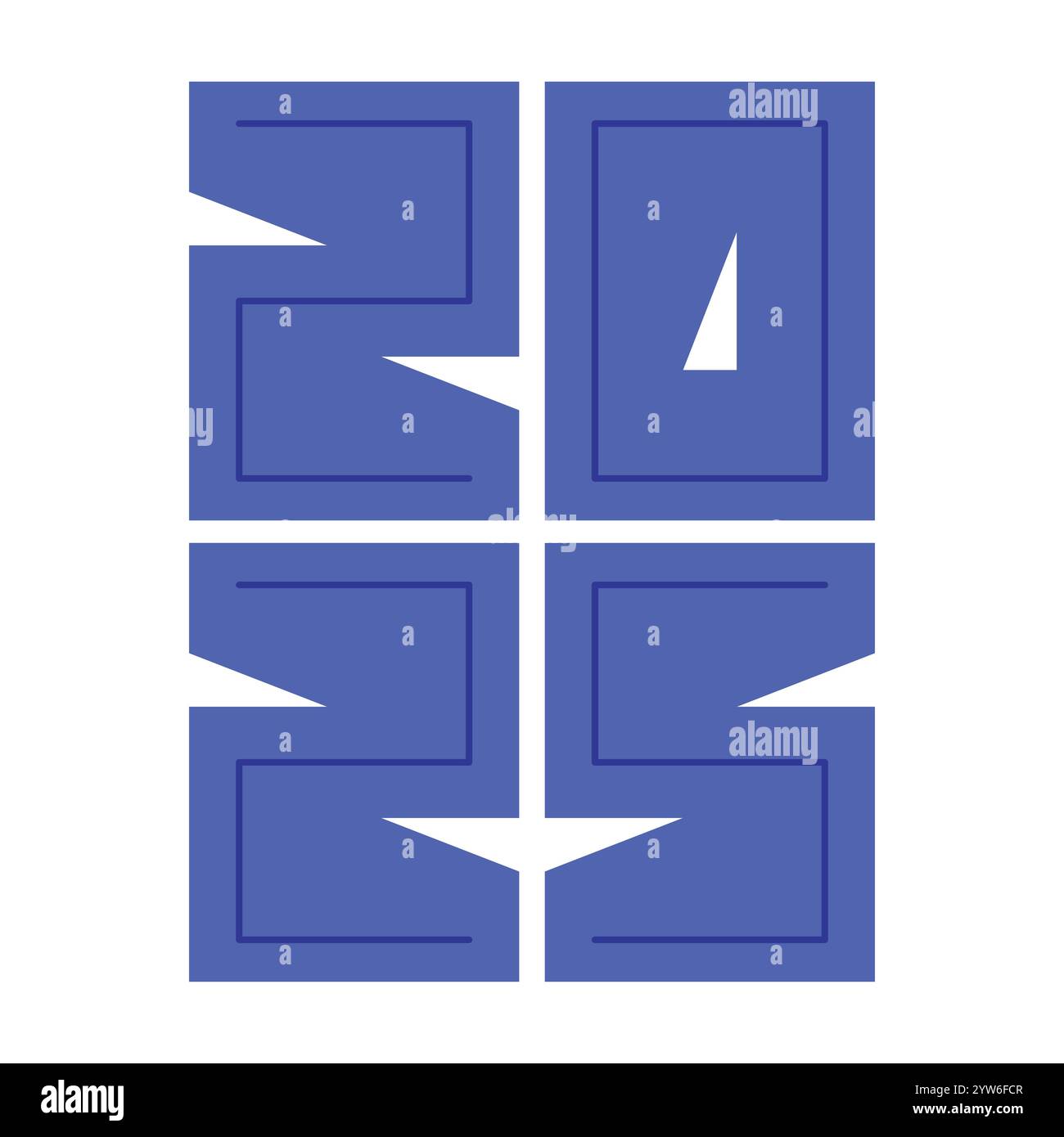 Happy New Year 2025 abstract vector concept. 2025 New Year banner Stock ...