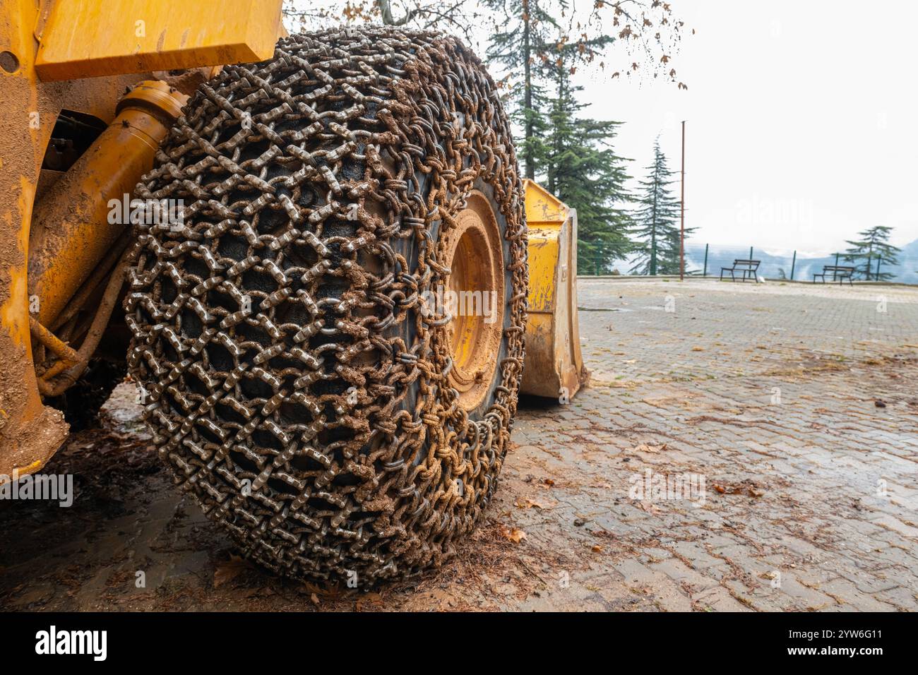 Construction equipment wheels excavator hi-res stock photography and ...