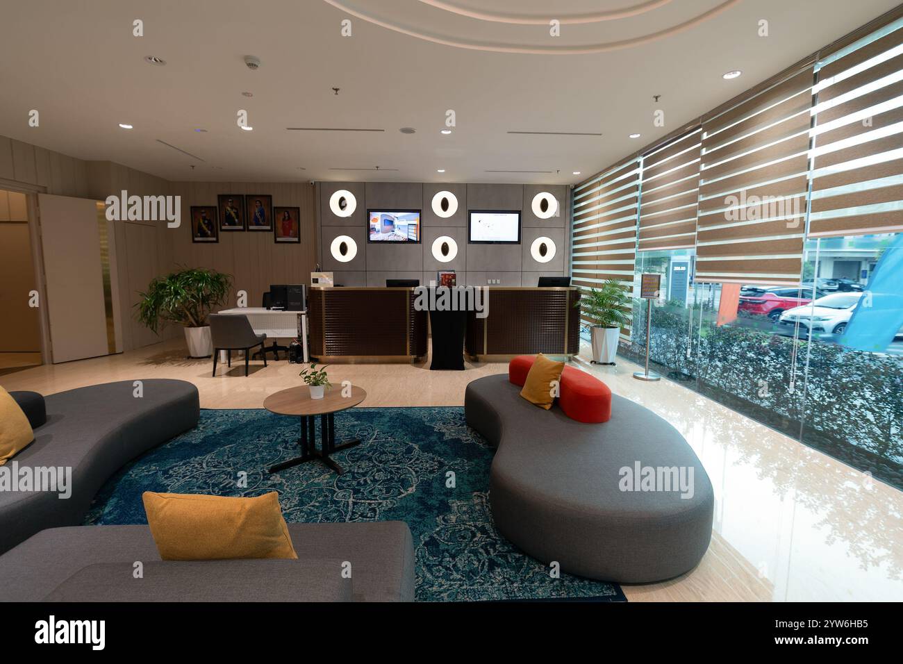 JOHOR BAHRU, MALAYSIA - NOVEMBER 24, 2023: reception in ibis Styles ...