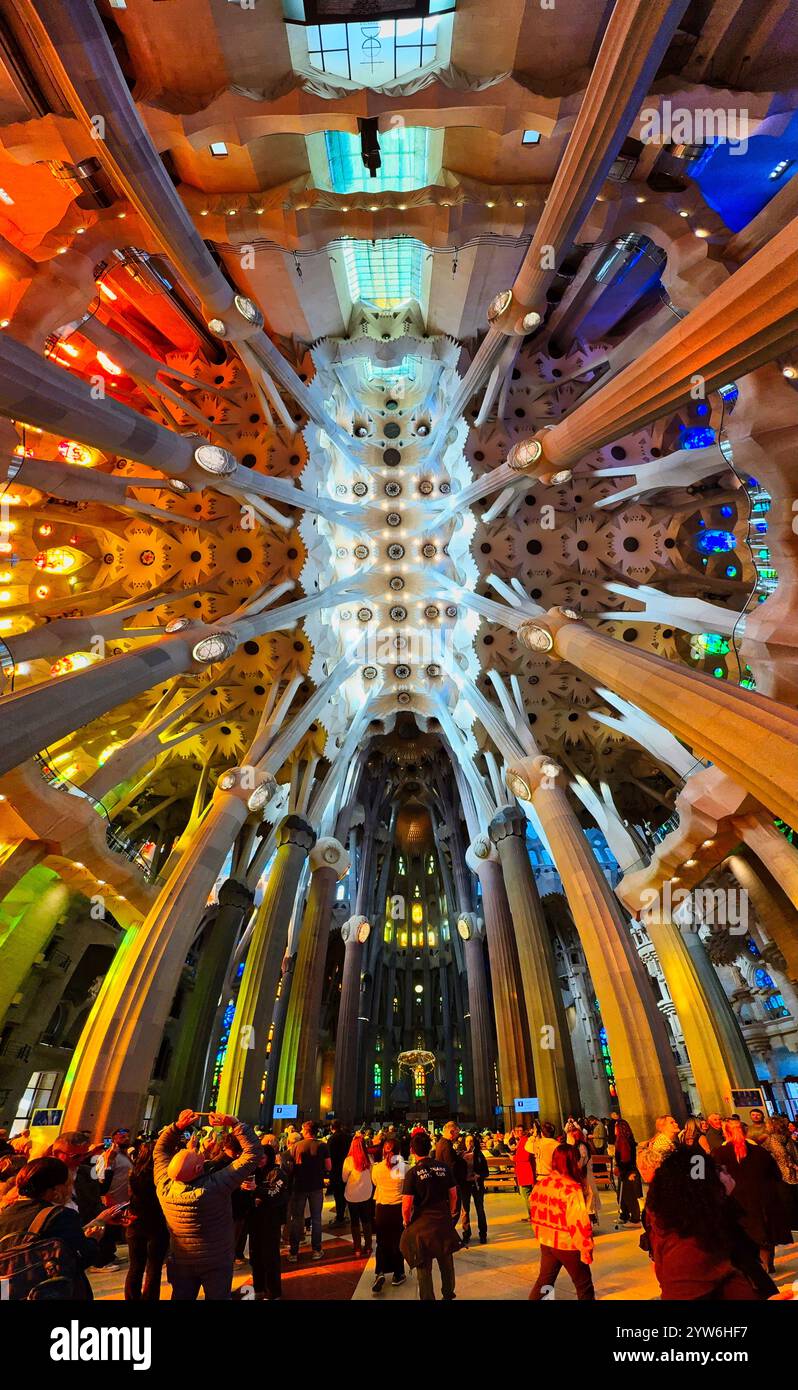 View of famous ceiling master piece created by famous architecture ...