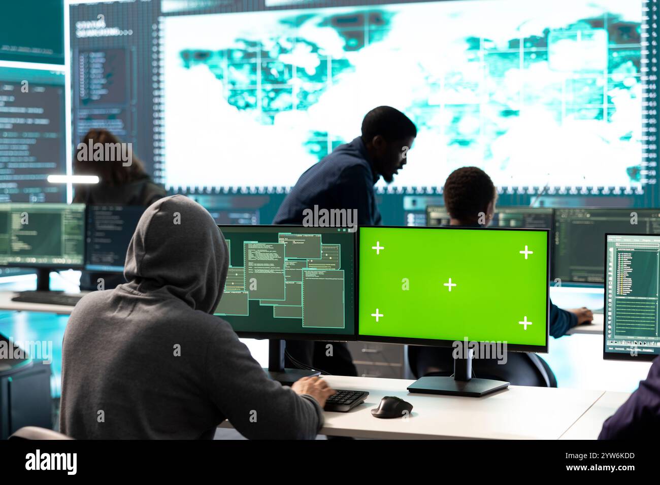Governmental Hackers Using Green Screen In Performing Cyber Security