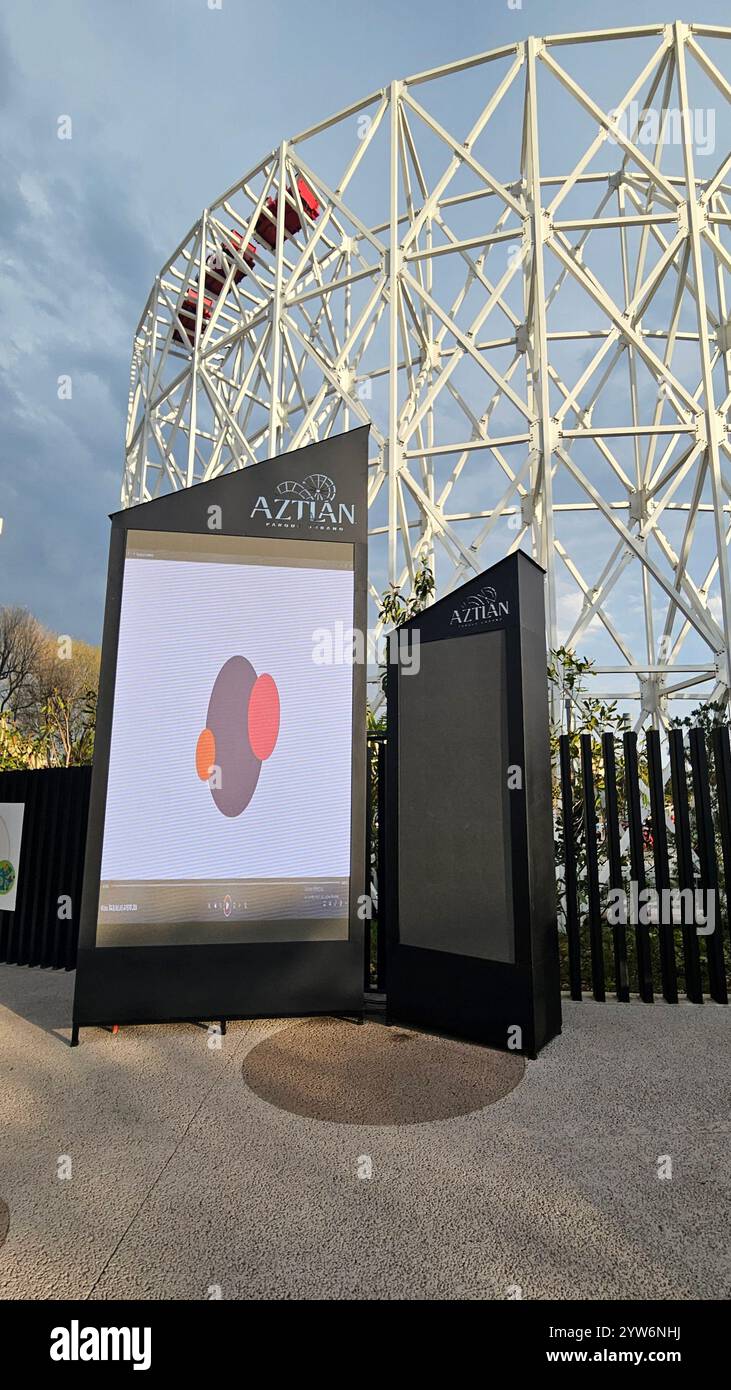 Mexico City, Mexico - Mar 20 2024: Aztlan Urban Park in the Second ...