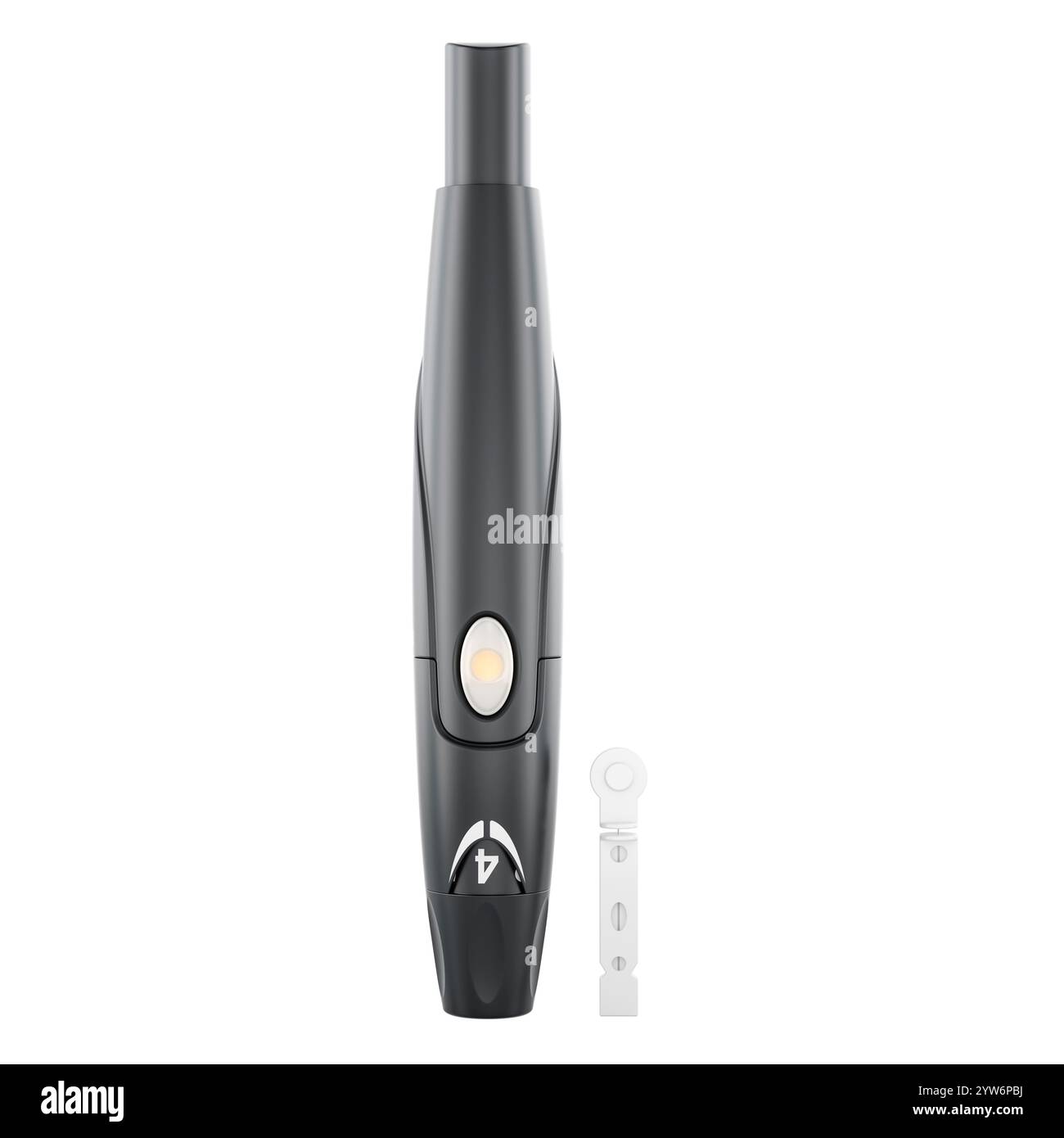 Adjustable lancing device and lancet for diabetic blood glucose testing ...