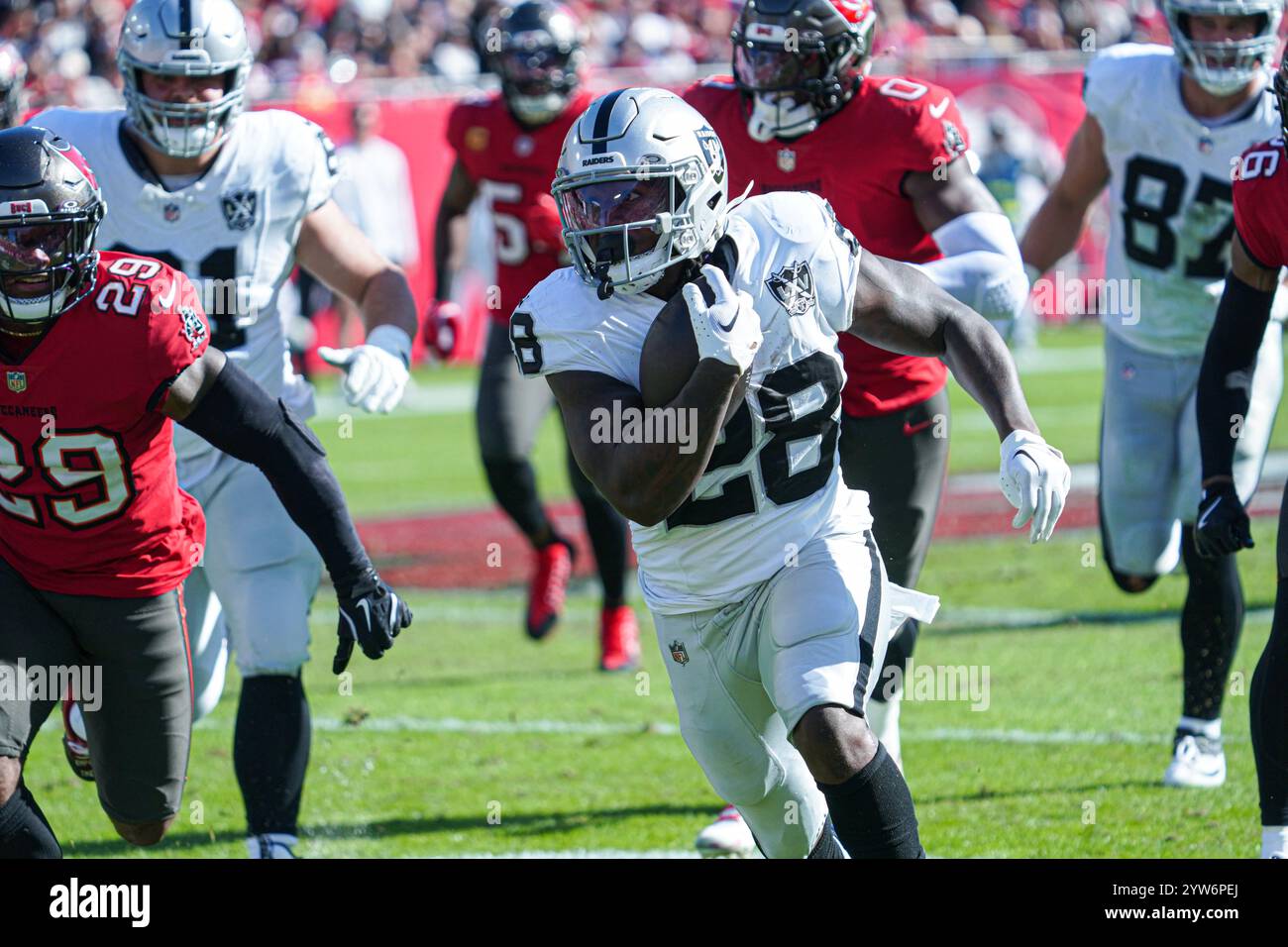 Tampa Bay, Florida, USA, December 8, 2024, Las Vegas Raiders ...