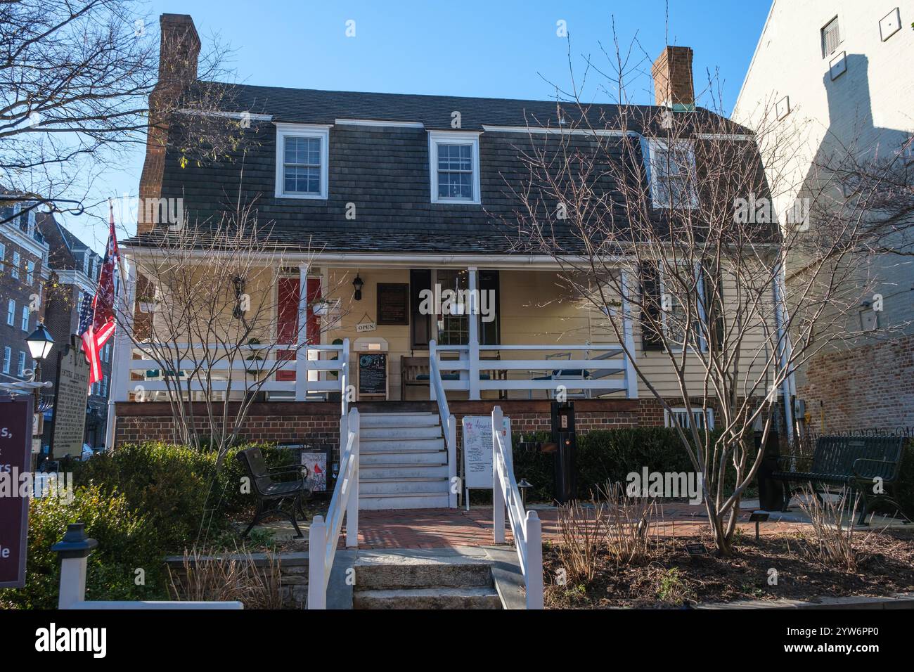 Ramsay House, Alexandria, Virginia, USA. A replica of Alexandria's ...