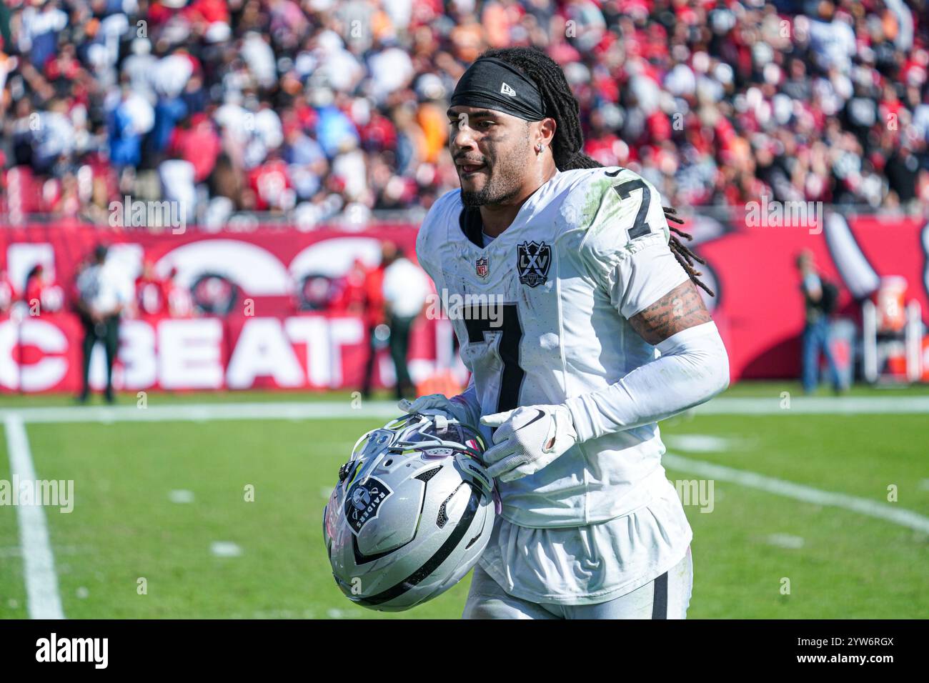 Tampa Bay, Florida, USA, December 8, 2024, Las Vegas Raiders player AJ ...